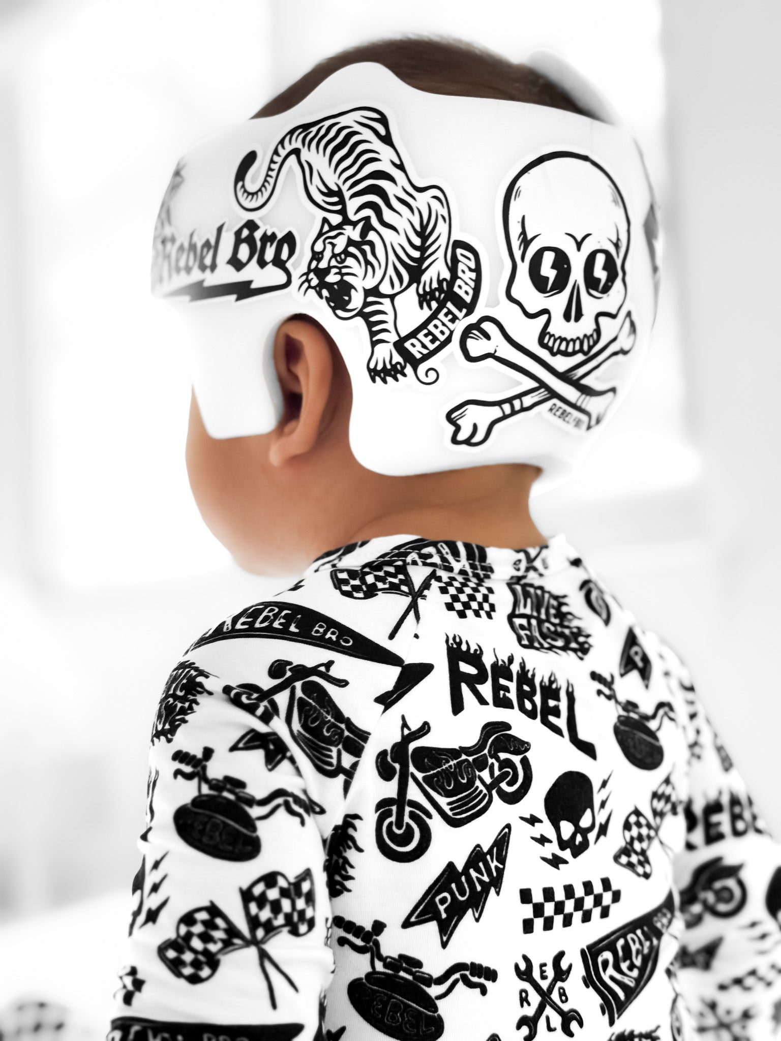 Rebel Bro Traditional-Style Tattoo Tiger Sticker | Rebel Bro